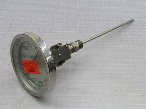 New TEL-TRU 0-200C DIAL THERMOMETER T214317 surplus at a great price