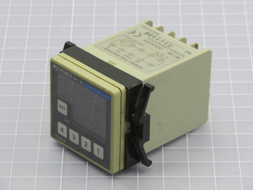 Used KEYENCE RC-19 ELECTRONIC PRESET COUNTER T218043 surplus at a great ...