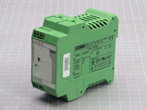 MINI-PS-100-240AC/10-15DC/2 PHOENIX CONTACT POWER SUPPLY Fast USA Shipper
