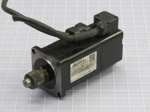 Used NITTO SEIKO SGMAV-01AAK-NS12 AC SERVO MOTOR T257456 surplus at a ...