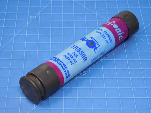 New FERRAZ SHAWMUT TRS50R TRI-ONIC FUSE 50A 600VAC 300VDC T148392 ...