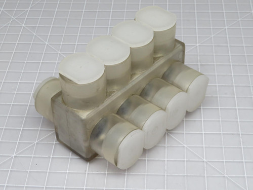 New BURNDY BIBD-350-4 TERMINAL BLOCK 10AWG-350KCMIL AL9CU T193368 ...