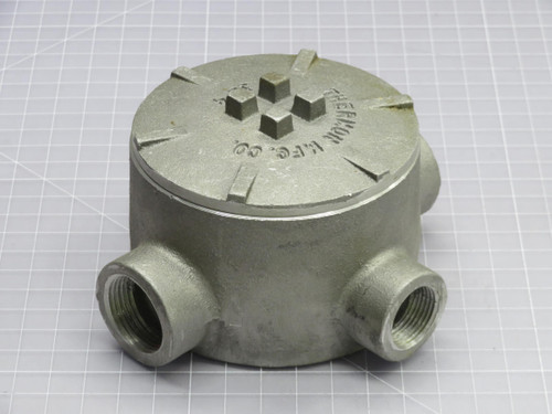 New THERMON JB-4 EXPLOSION PROOF JUNCTION BOX W/ GASKET T229893 surplus ...