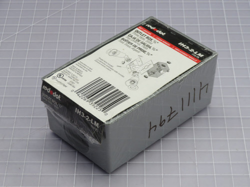 IH3-2-LM RED DOT SINGLE GANG UNIVERSAL WEATHERPROOF BOX
