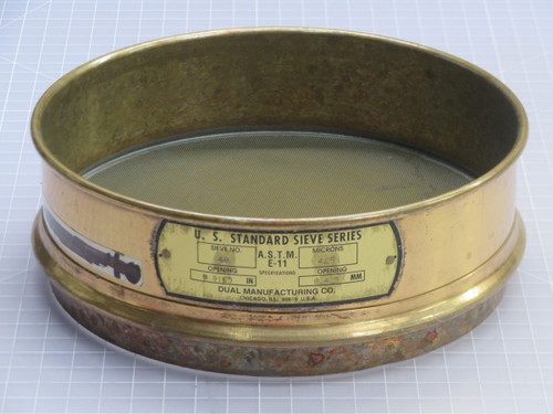 SIEVE NO. 40 U.S. STANDARD