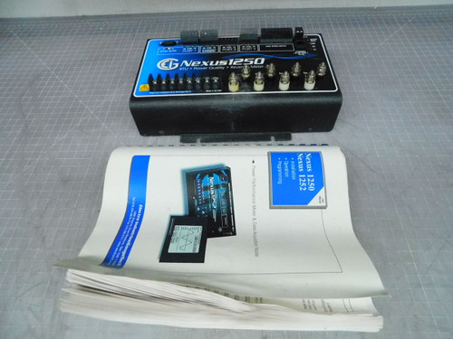 Used ELECTRO INDUSTRIES/GAUGE TECH NEXUS 1250-2MEG-120-D2-60 HZ. POWER ...