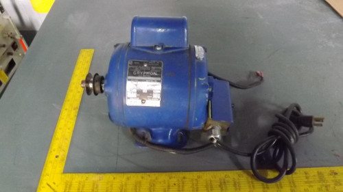 Used BROOK ELECTRIC GRYPHON AC MOTOR FRAME 56/C6 0.25HP 115-230V 1PH ...