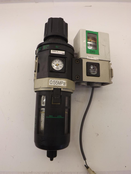 CKD P4000-10-T W4000-10 Pneumatic Filter Regulator Assembly T42385 ...