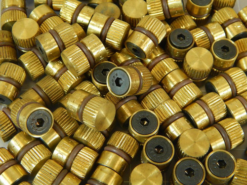 112 DME TBP20 Brass Pressure Plugs 1/4" Threadless