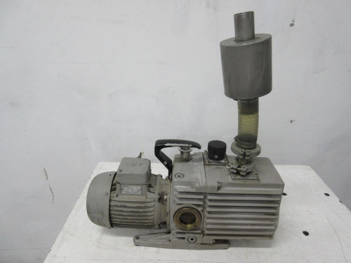 Used LEYBOLD D16A ROTARY VANE VACUUM PUMP T107743 surplus at a great price