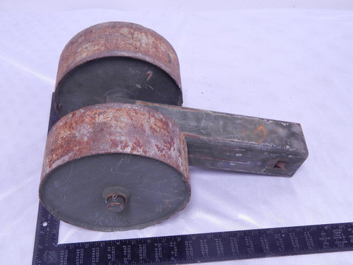 8 1/2" Steel MIlitary Casters with 14" Receiver - Get Deal