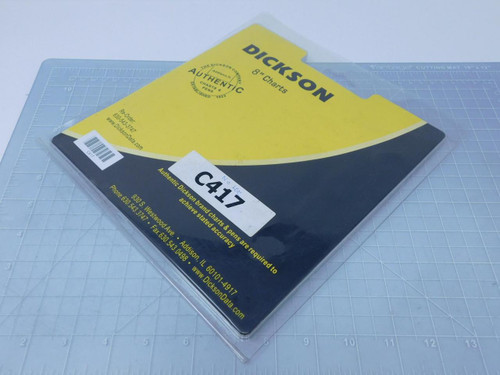 New DICKSON C417 8 IN CHARTS T128962 surplus at a great price