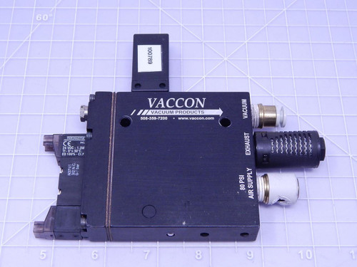 Vaccon VP30QR-100M Vacuum Pump w/ Solenoid Valve - Shop Now