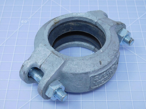 Used LOT OF 3 VICTAULIC 2/603-75 CLAMP COUPLING T144617 surplus at a ...