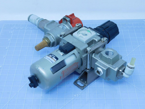 SMC VHS30-F03 AW30-F03E Filter Regulator Assembly