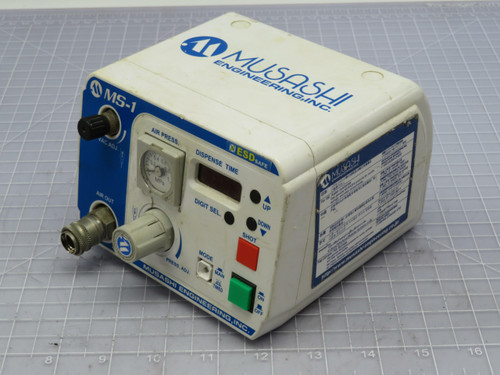 Used MUSASHI MS-1 ESDSAFE AIR PULSE DISPENSER CONTROLLER T174927 ...