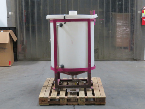 Large Industrial Plastic Mixing Tank 400 Liter T185276 - OCO Industrial
