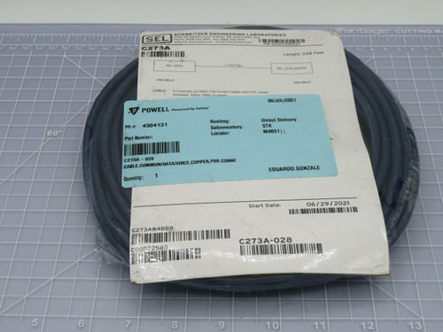 C273A-028 4304131 8 Conductor 22 AWG Tinned Copper Adapter