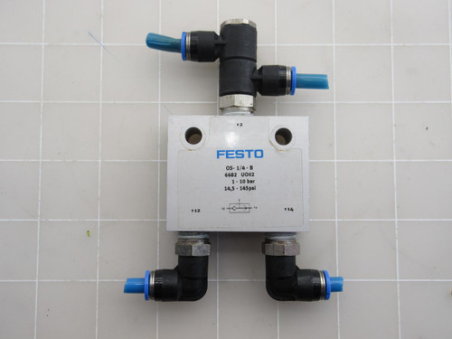 8 Festo OS-1/4-B Pneumatic Valve - Shop Now