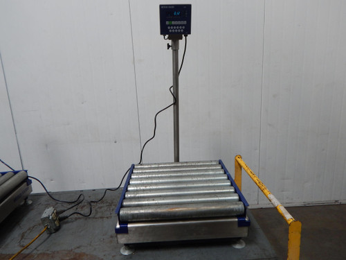 Used METTLER TOLEDO PTHK-16568800F ROLLER SCALE E MAX 500 KG M2198 ...