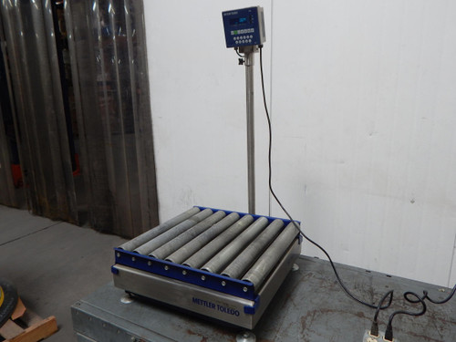 Used METTLER TOLEDO PTHK-16568800F ROLLER SCALE E MAX 500 KG M2199 ...