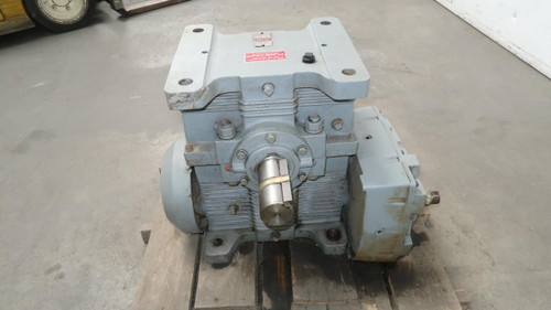 Used NUTTALL HE70-128 WORM GEAR REDUCER RATIO 103.6 TO 1. M2563 surplus ...