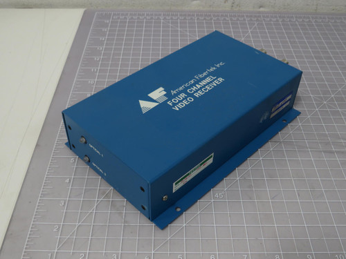 Used AMERICAN FIBERTEK MR-400 FOUR CHANNEL VIDEO RECEIVER T194258 ...