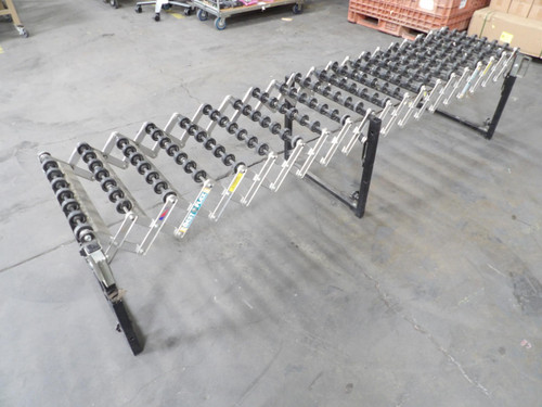 Used BEST FLEX 200 FLEXIBLE ROLLER CONVEYOR 95 IN X 22 IN T195871 ...