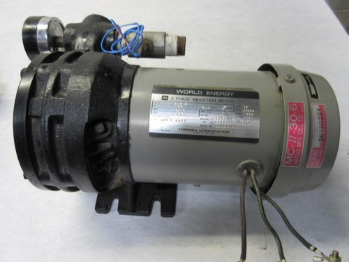 Used MATSUI MC-II-30-6 DIAPHRAGM PUMP W MOTOR 230 V 0.4 KW 4 POLE ...