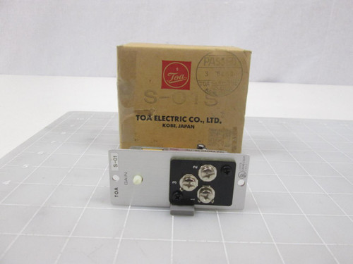 TOA Electric Co S-01 Tone Signal Power DC24V 7mA 1Khz