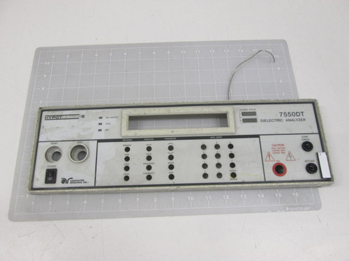 Hypot Ultra 7550DT Dielectric Analyzer Front Panel