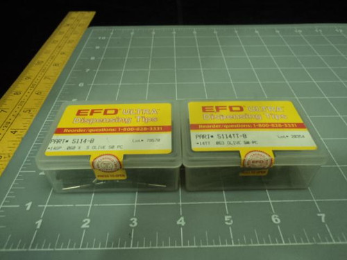 100 EFD 5114-B ULTRA Dispensing Tips LOT - Save Big