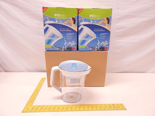 3M Filtrete Water Pitcher (Lot of 2) WP01-WH-12 T75512 - OCO Industrial