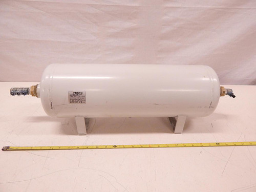 Used FESTO VZS-10-B COMPRESSED AIR RESERVOIR TANK surplus at a great price