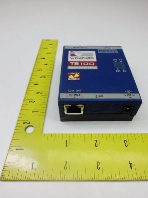 Used CYCLADES TS-100 TERMINAL SERVER T13873 surplus at a great price