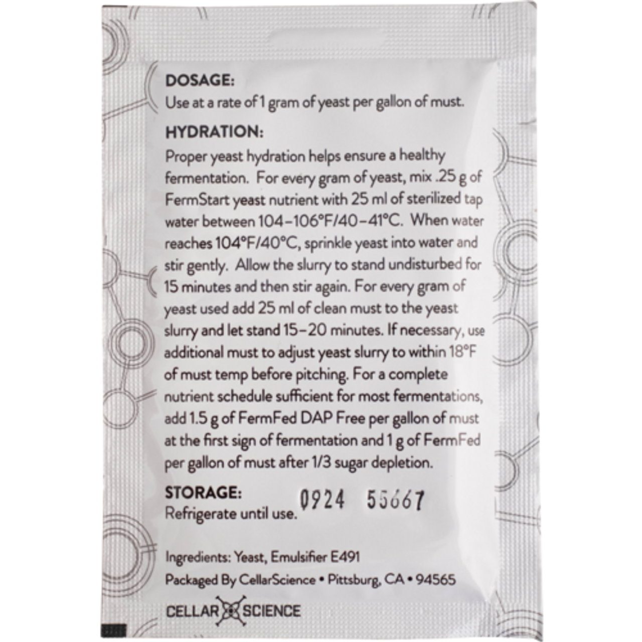 Cellarscience® Citrus Dry Wine Yeast