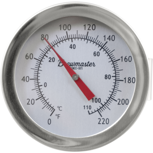 Brewmaster Clip On Kettle Thermometer - 12 in. Stem | iMadeBeer