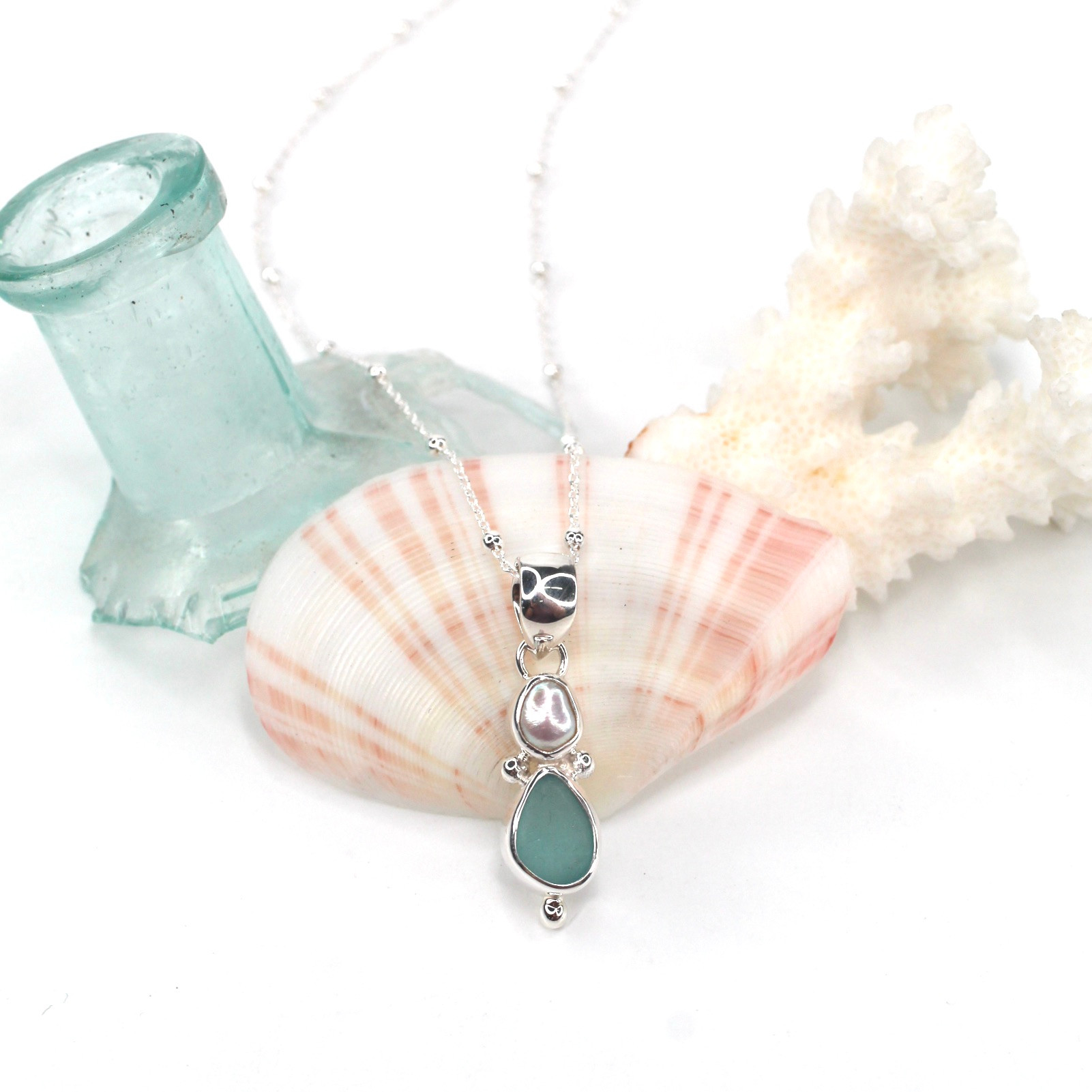 Sea Glass Necklaces | seaglass | sea glass jewelry | beach