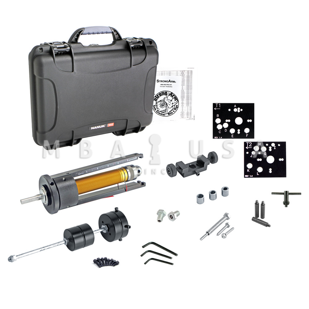 StrongArm Mini-Rig Pro Kit, Includes: T-1 & T-2 Templates - MBA USA, Inc.