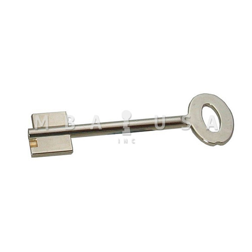CAWI BRASS NICKEL PLATED DOUBLE BITTED KEY BLANK FOR 9 LEVER LOCK ...