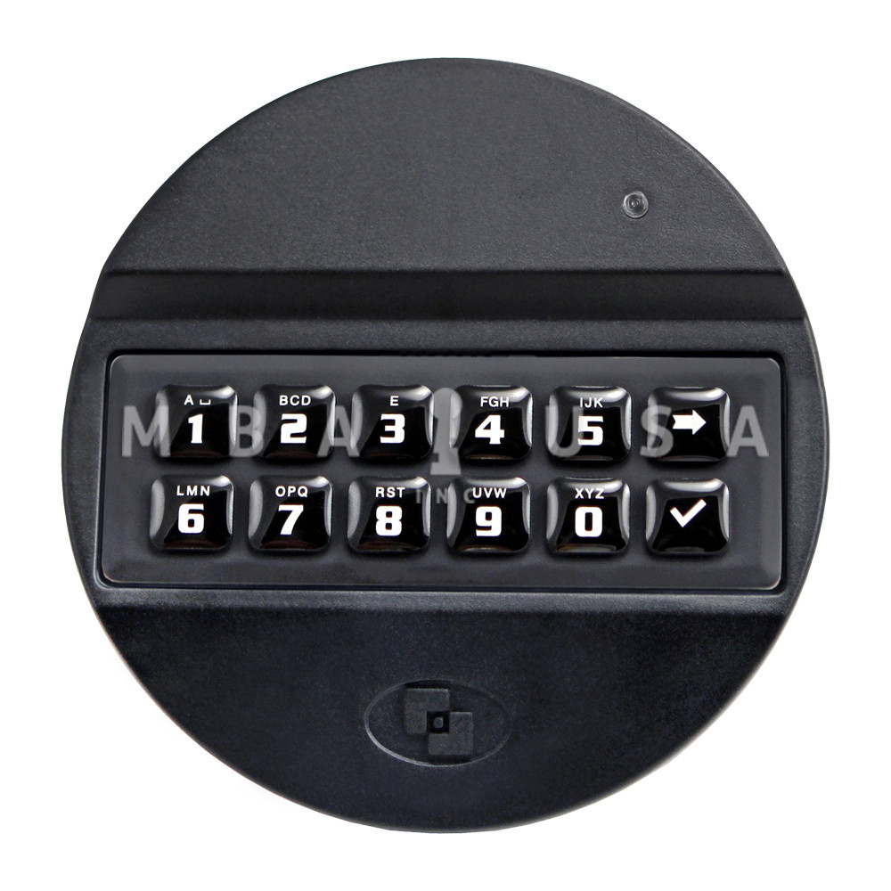 Pulse Keypad, Rubber Membrane, Black, Pico - MBA USA, Inc.