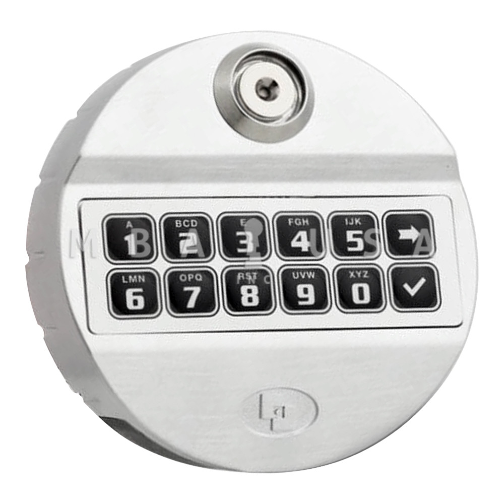 Pulse Keypad, With Dallas Key Reader, Chrome, Rubber Number Pad, Pico ...