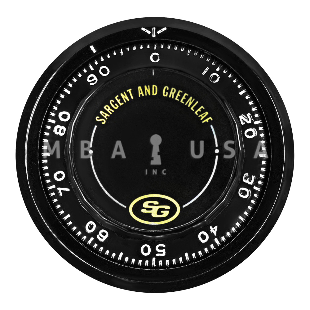 S&G 3-Wheel Lock Package w/ Front Reading Dial & Ring, Black & White ...