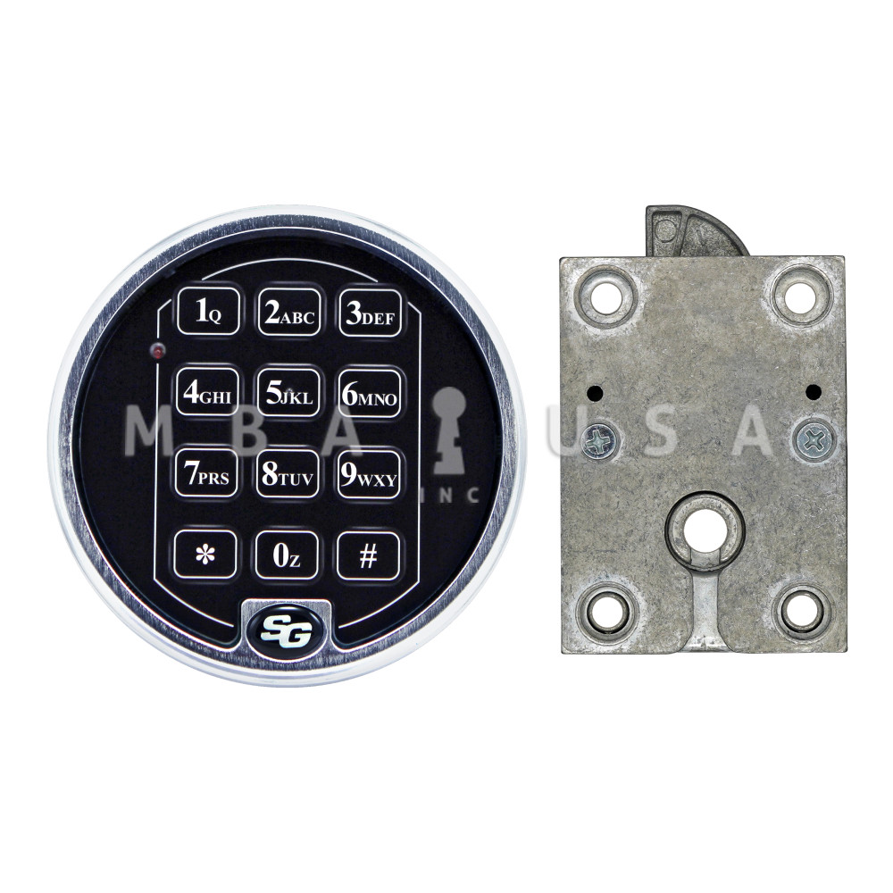 S&G Atlas Pivot Bolt (SGBasic Swing Bolt) Lock w/ 2-Battery Chrome ...