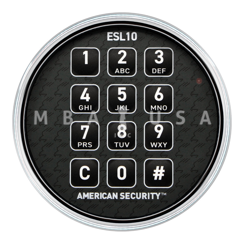 Keypad Only, Black (Marked "ESL10") - MBA USA, Inc.