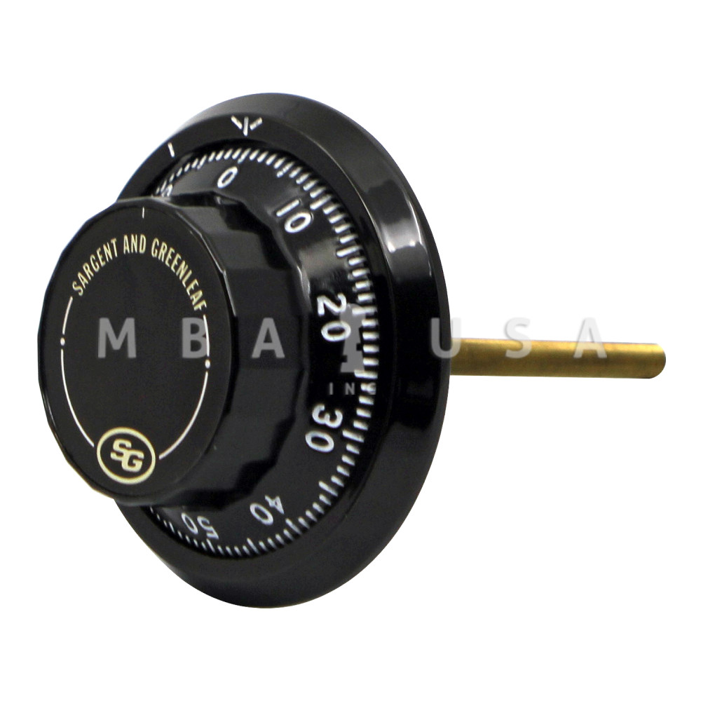 S&G 3-Wheel Lock Package w/ Front Reading Dial & Ring, Black & White ...