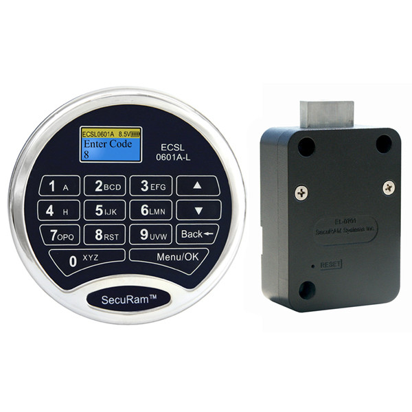 SECURAM ProLogic L02 Dead Bolt Lock Package w/ Chrome Keypad - MBA USA ...