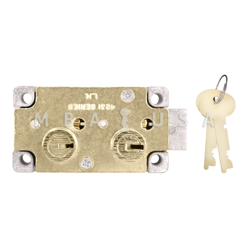 Yale B201 Safe Deposit Lock, Right Hand, SY3 G-Key - MBA USA, Inc.