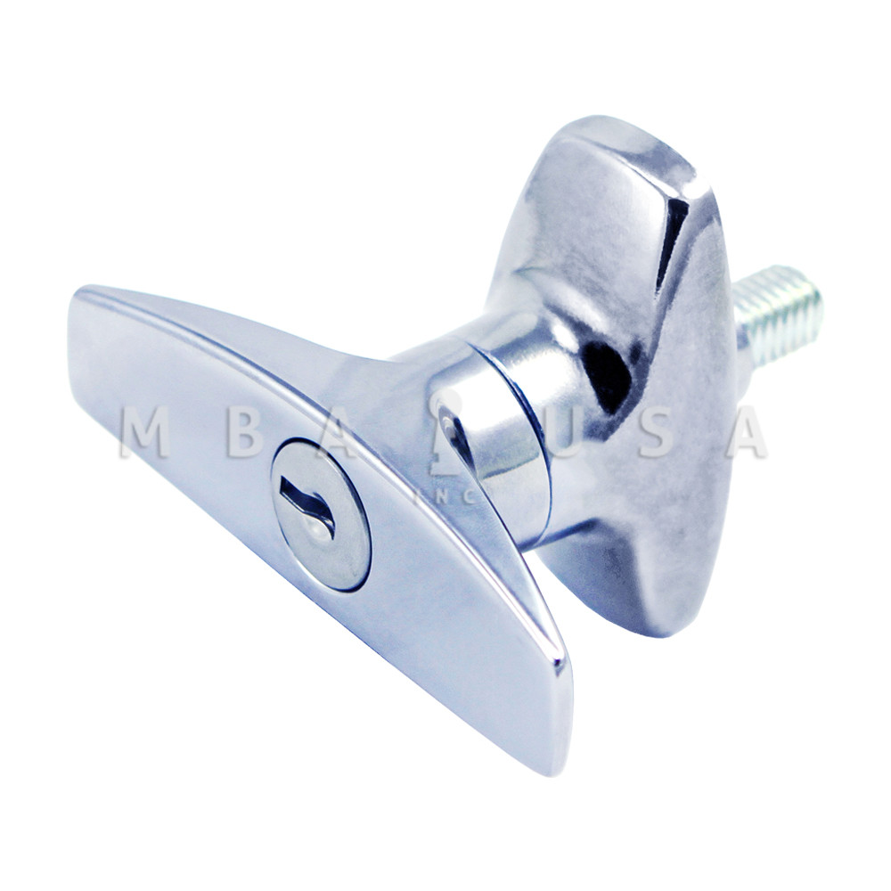 Tamper-Resistant T-Handle Cam Lock, Keyed Alike - MBA USA, Inc.