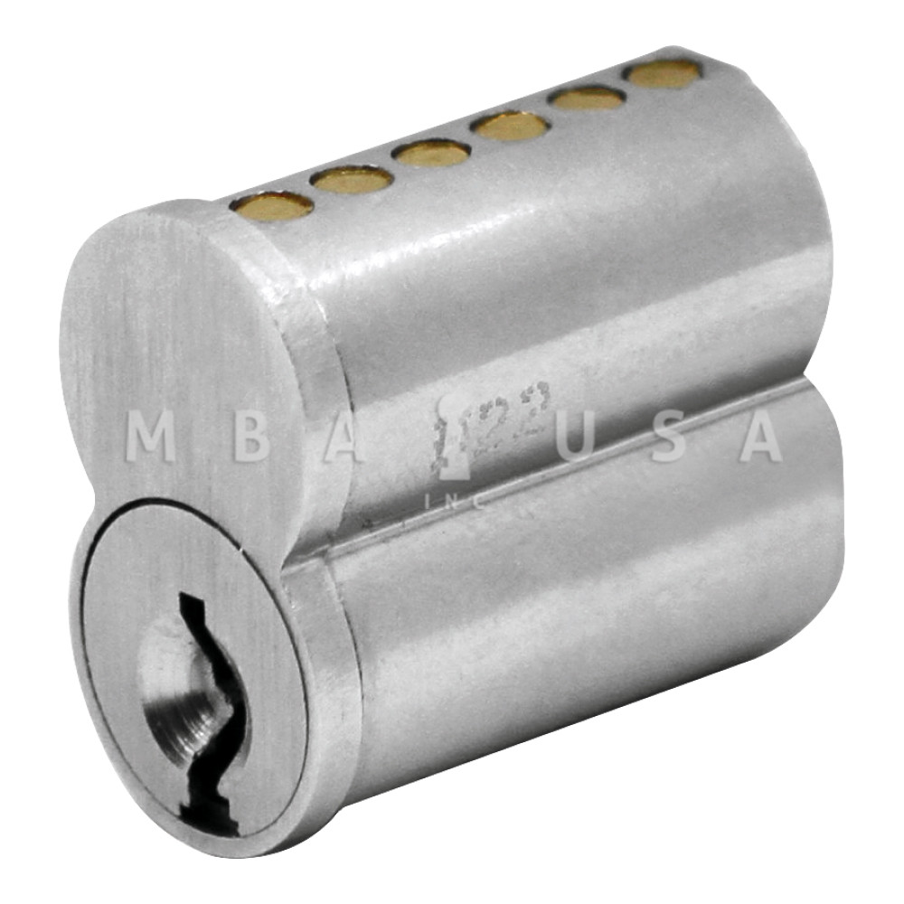 Ilco SFIC Combinated Core, 6-Pin Best A Keyway, Satin Chrome, Keyed ...